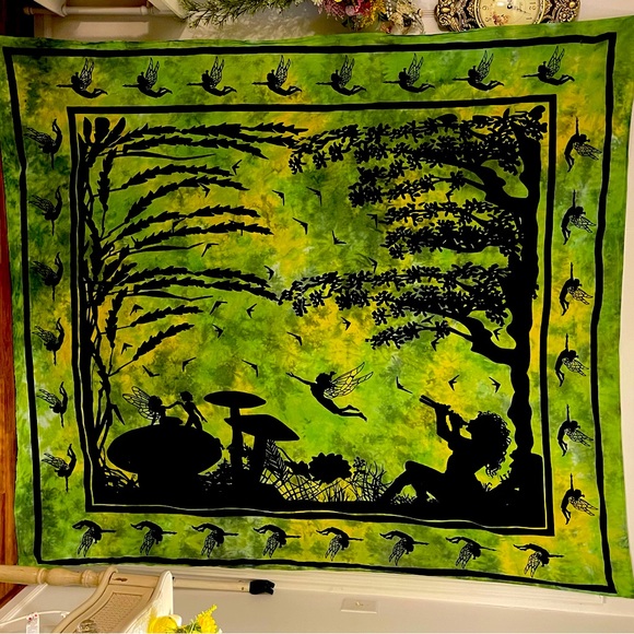 no brand | Wall Decor | Fairy Huge Wall Or Bed Tapestry Sheet | Poshmark